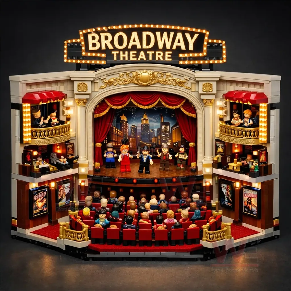 Broadway Theatre 3D Building Brick Block Set - WeLocalBrandHoodie