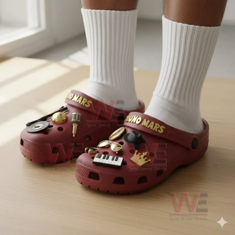 Bruno Mars Crocs Clogs with Charms - WeLocalBrandHoodie