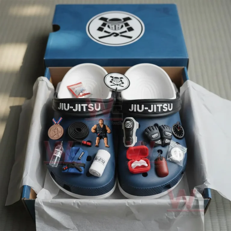 Jiu Jitsu Crocs Clogs with Charms - WeLocalBrandHoodie