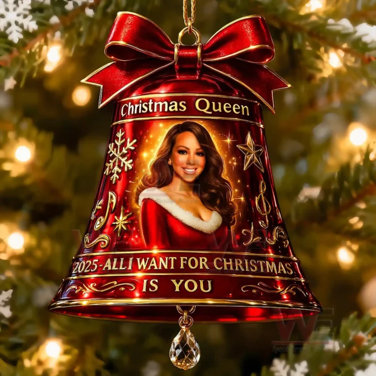 Mariah Carey The Queen of Christmas Holiday Bell Ornament ...