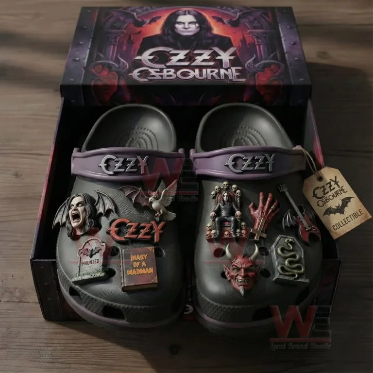 Ozzy Osbourne Prince of Darkness Crocs Clogs with Charms ...