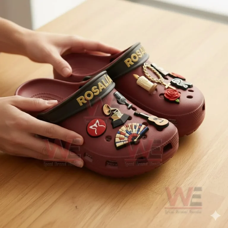Rosalia Crocs Clogs with Charms - WeLocalBrandHoodie