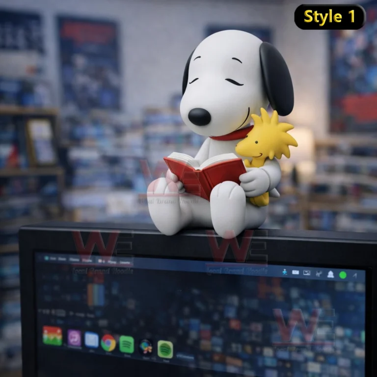 Snoopy Desk Companion 3D Resin Figurine - WeLocalBrandHoodie
