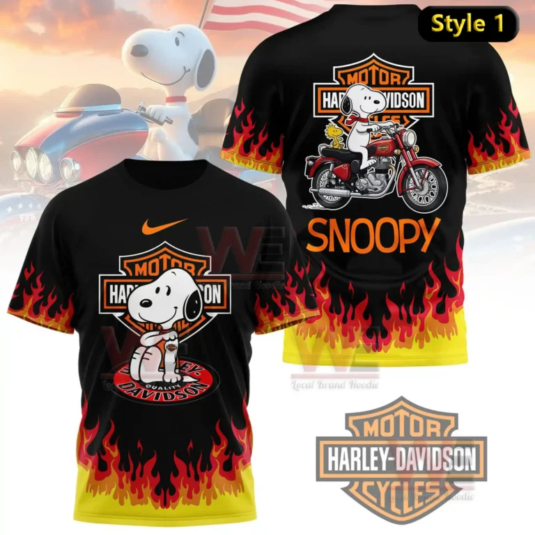 Snoopy Motor Harley Davidson Shirt - WeLocalBrandHoodie