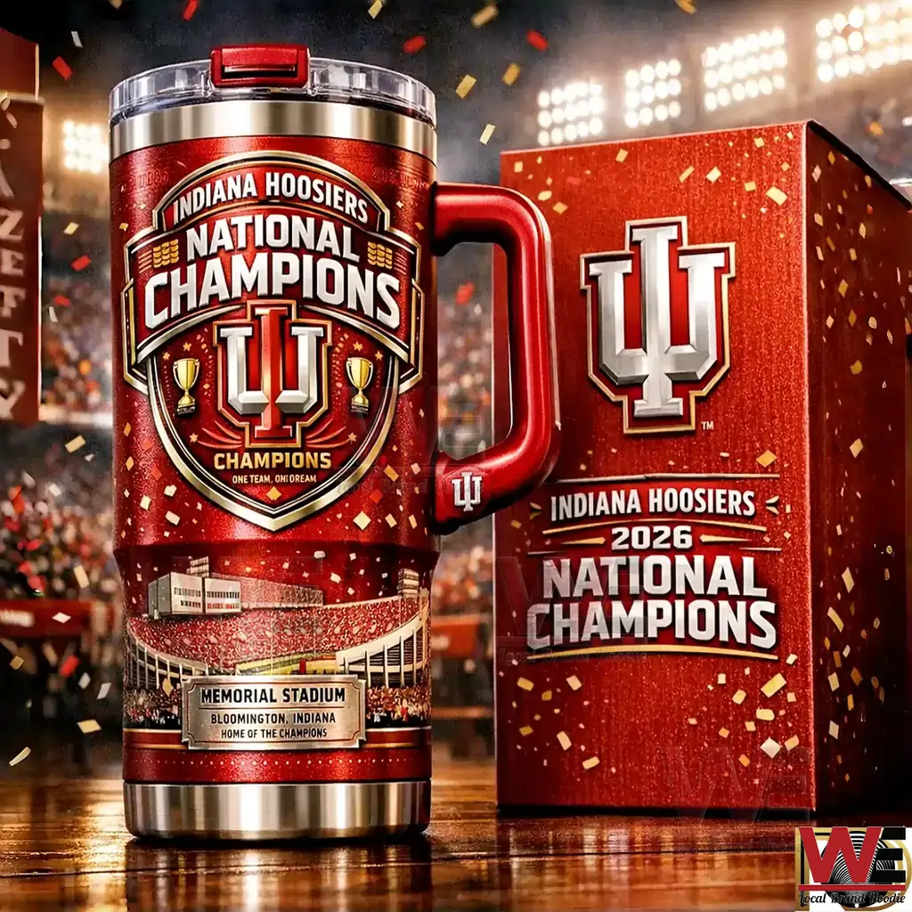Indiana Hoosiers 2026 National Champions Tumbler - WeLocalBrandHoodie