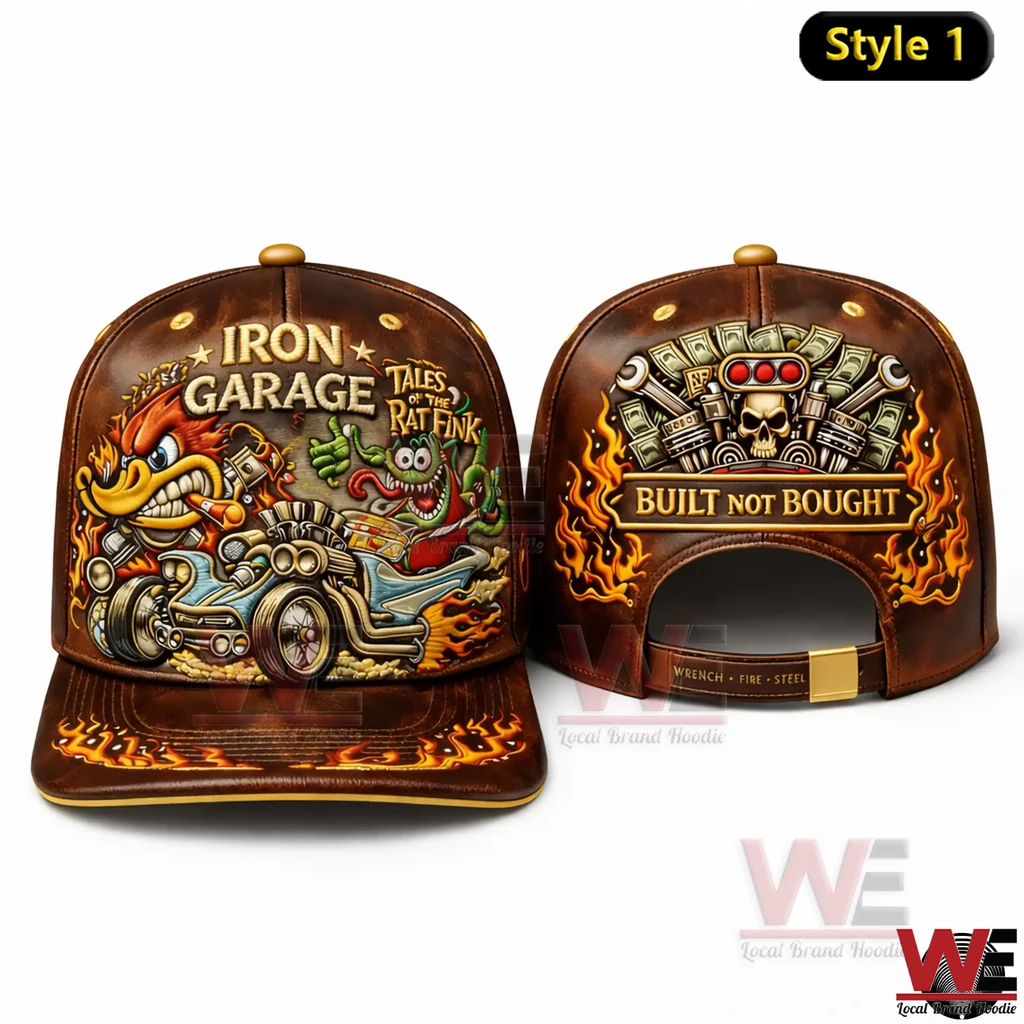 RAT FINK IRON GARAGE Rebellion Limited Cap - WeLocalBrandHoodie
