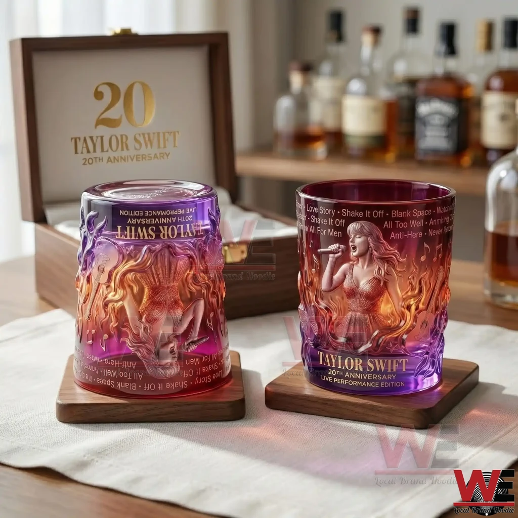 Taylor Swift 20th Anniversary Live Performance Edition Whiskey Glass ...