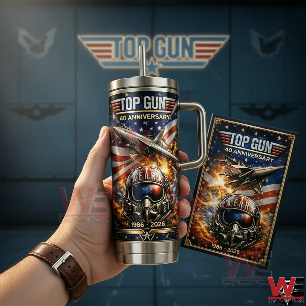 Top Gun Maverick 40Th Anniversary 1986-2026 Yeti Tumbler ...