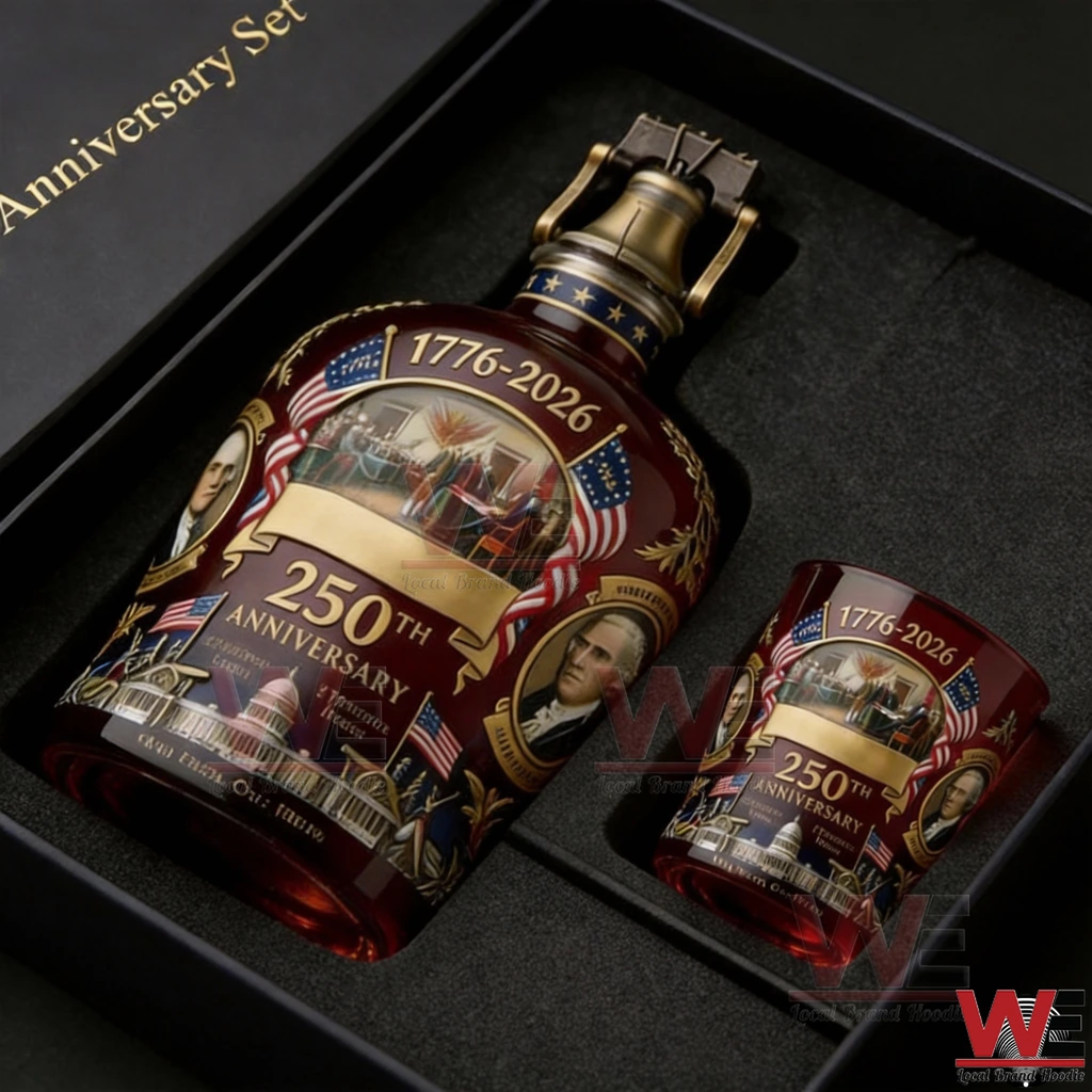 We The People 250th Anniversary Commemorative Whiskey Bottle & Cup Set ...