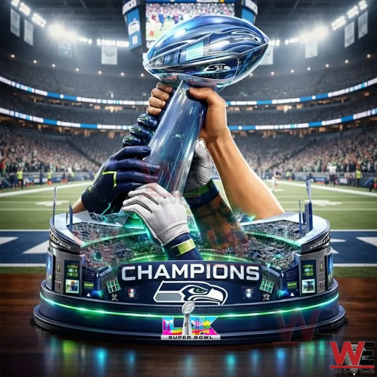 Seattle Seahawks Super Bowl Champions 2026 Figurine Block ...