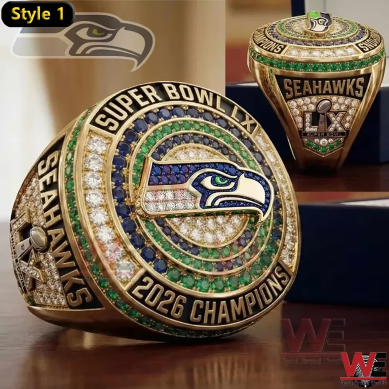 Seattle Seahawks Super Bowl LX 2026 Winner Commemorative Ring ...