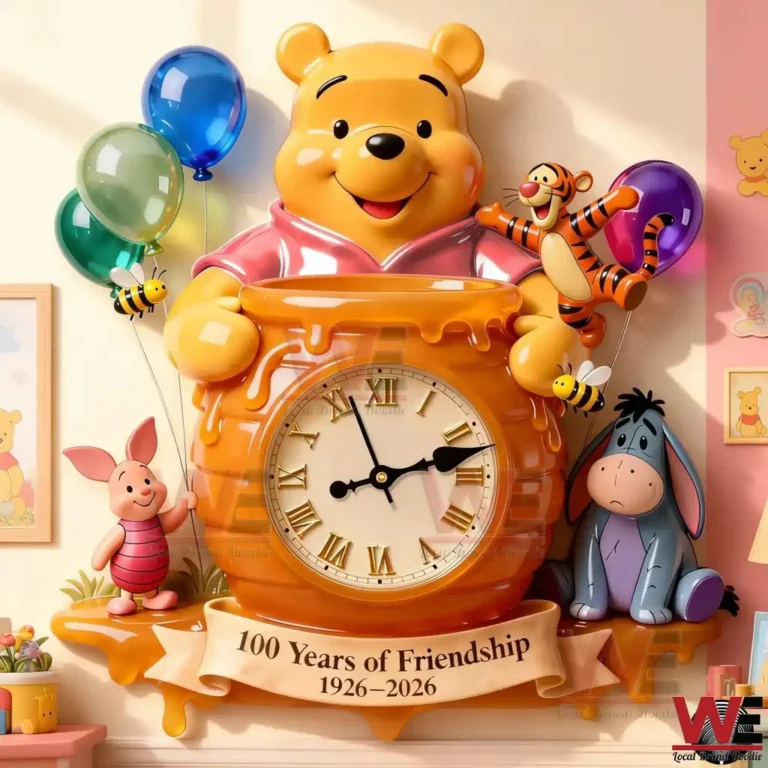 Winnie the Pooh 100 Years of Friendship (1926–2026) Anniversary Wall ...